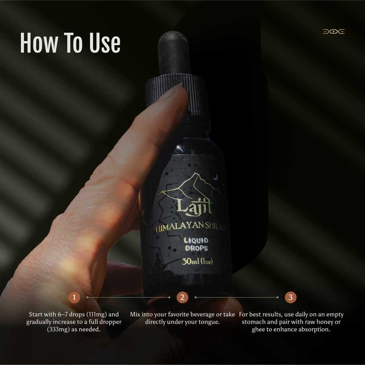 Lajit Himalayan Shilajit Liquid Drops, 1oz – Ginger's Roots