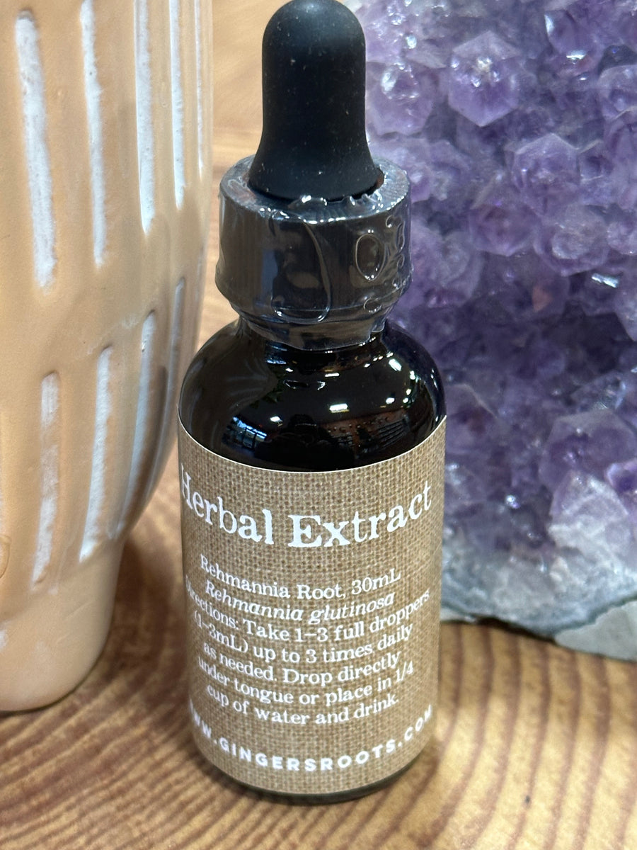 Rehmannia Root, Liquid extract, 30mL – Ginger's Roots
