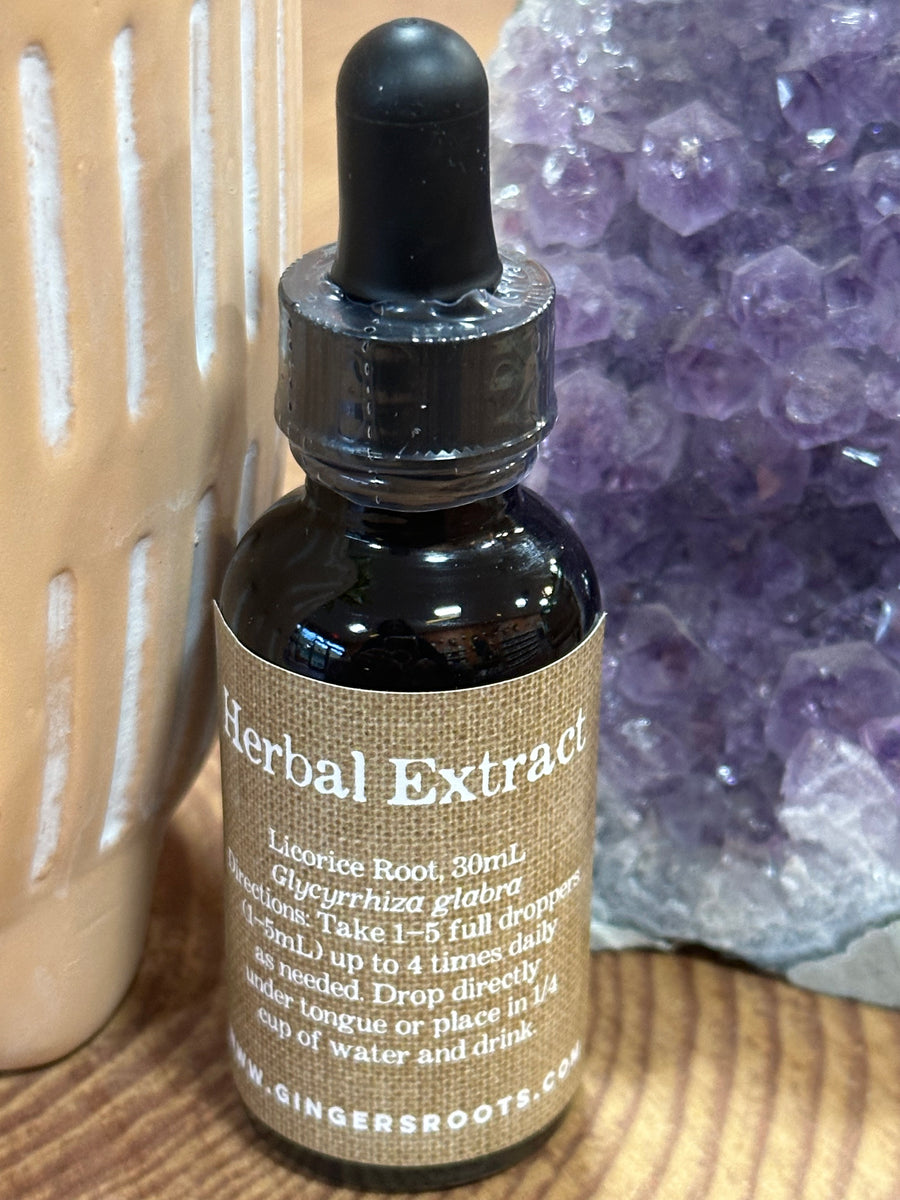 Licorice Root, Liquid extract, 30mL – Ginger's Roots