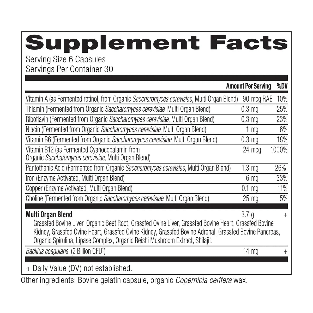 Organs Blend - Capsules - 180ct – Ginger's Roots